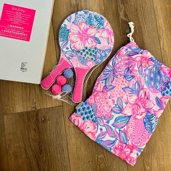 Lilly Pulitzer | Games | Lilly Paddle Ball Set | Poshmark